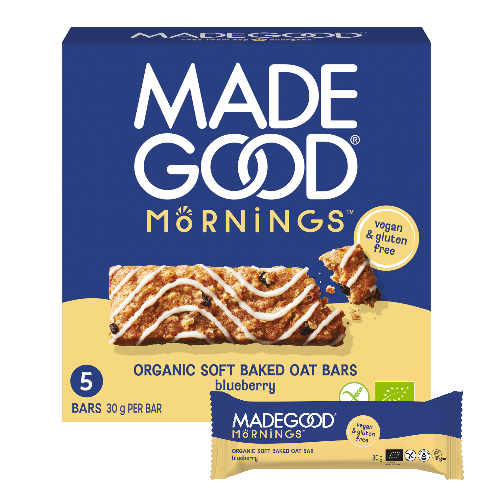 Weichgebackene Müsliriegel: MadeGood Mornings Haferriegel ...